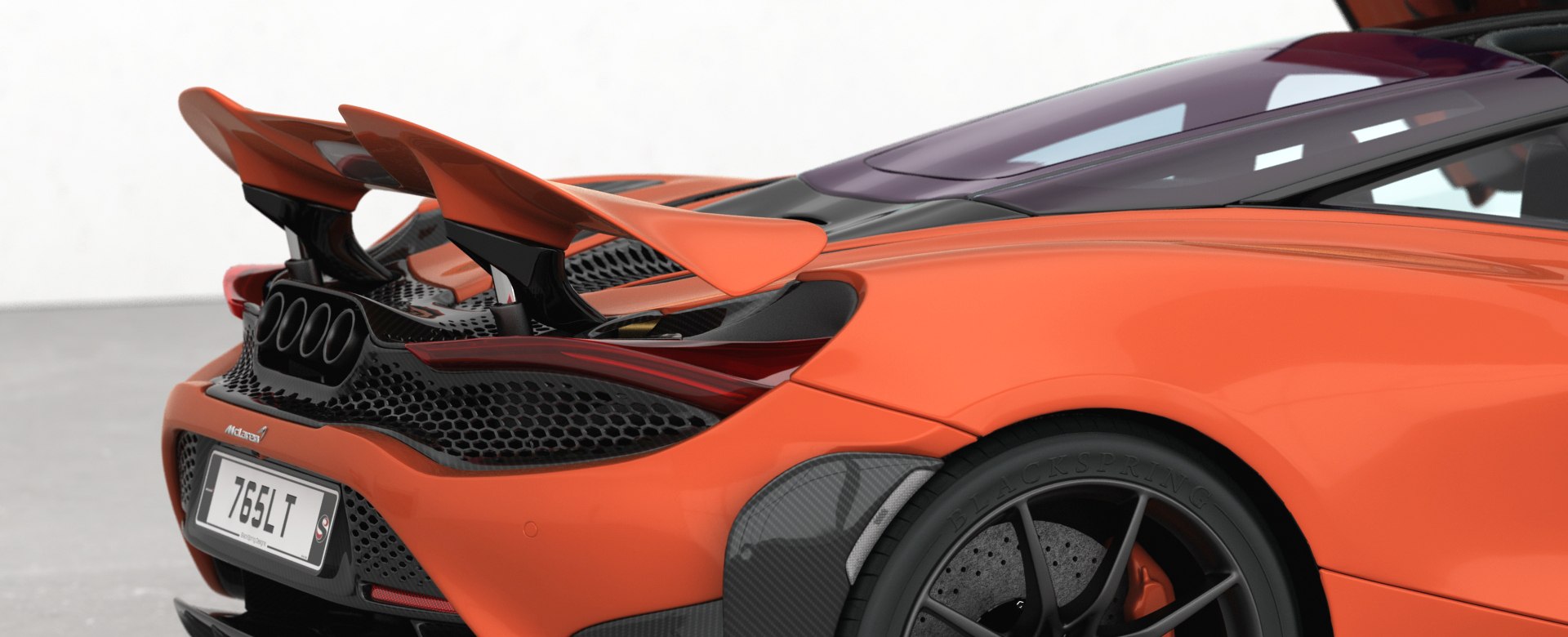 3D model McLaren 765LT 2022 Opening Doors and trunk - TurboSquid 1771289