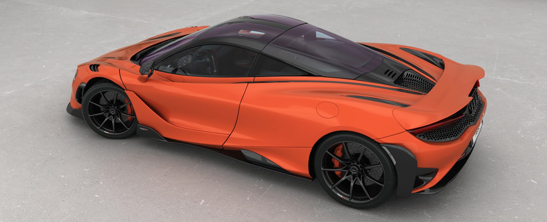 3D model McLaren 765LT 2022 Opening Doors and trunk - TurboSquid 1771289