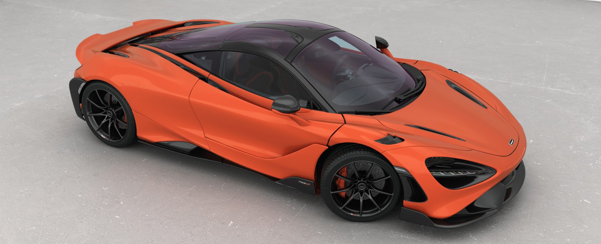 3D model McLaren 765LT 2022 Opening Doors and trunk - TurboSquid 1771289