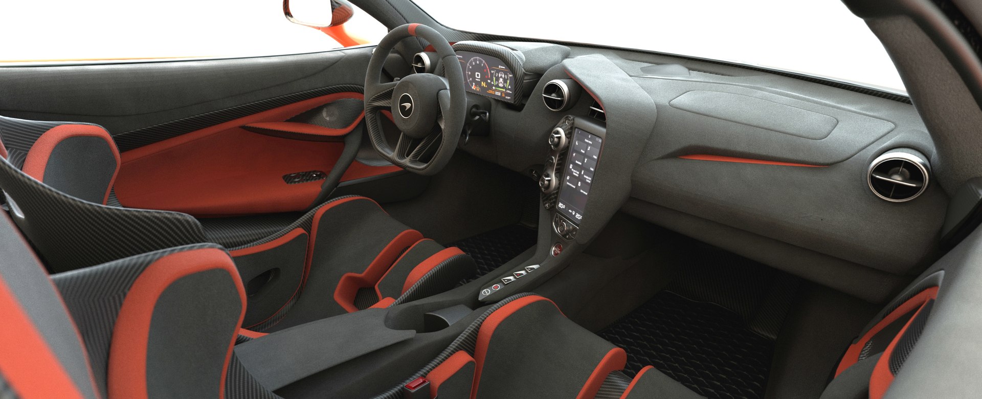 3D model McLaren 765LT 2022 Opening Doors and trunk - TurboSquid 1771289