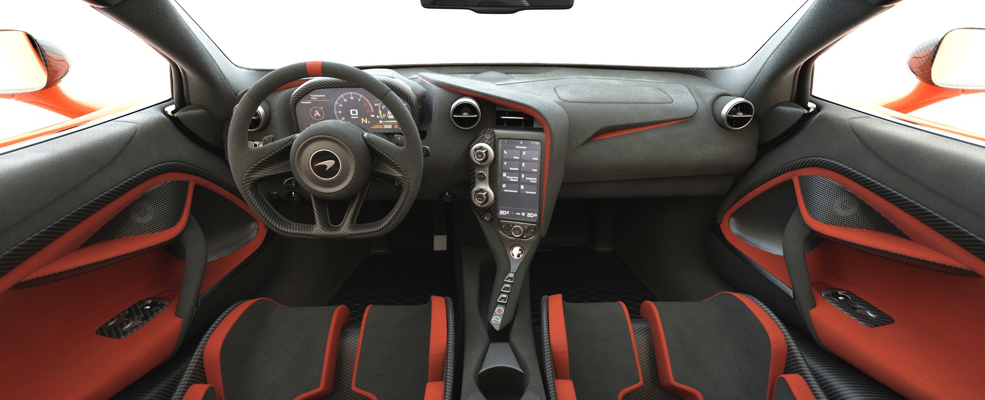 3D model McLaren 765LT 2022 Opening Doors and trunk - TurboSquid 1771289