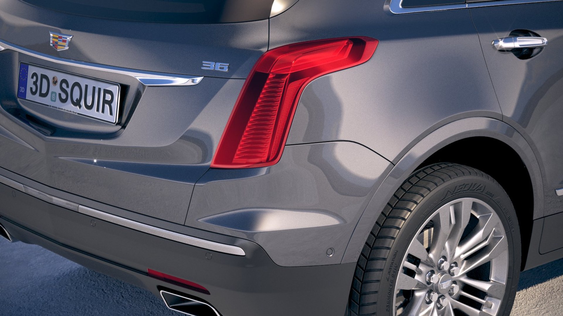 Cadillac Xt5 2017 3D Model - TurboSquid 1298896