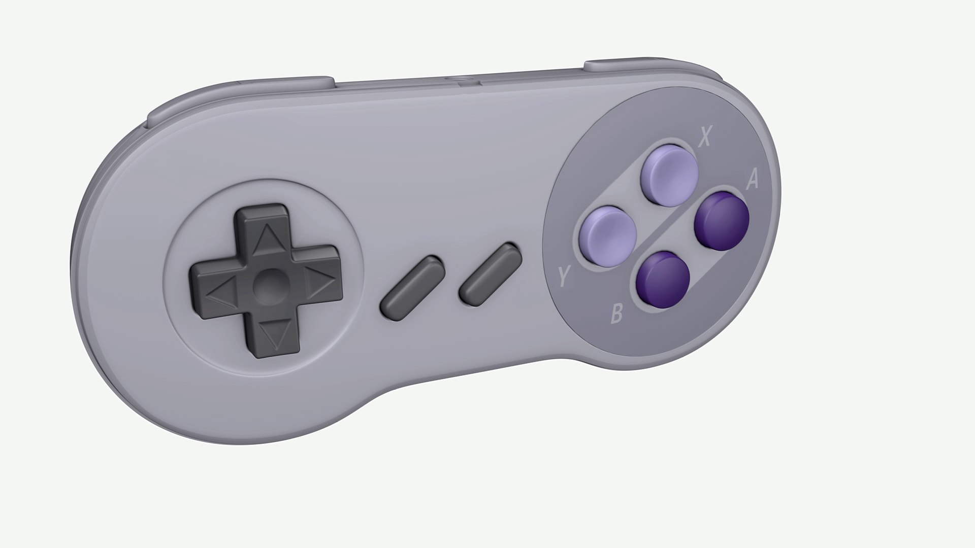 Super Nintendo Controller Model - TurboSquid 1646125