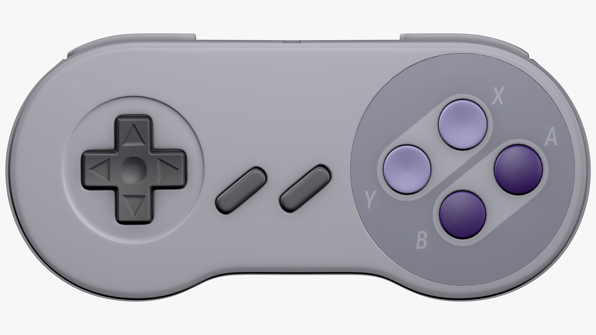 Super Nintendo Controller Model - TurboSquid 1646125