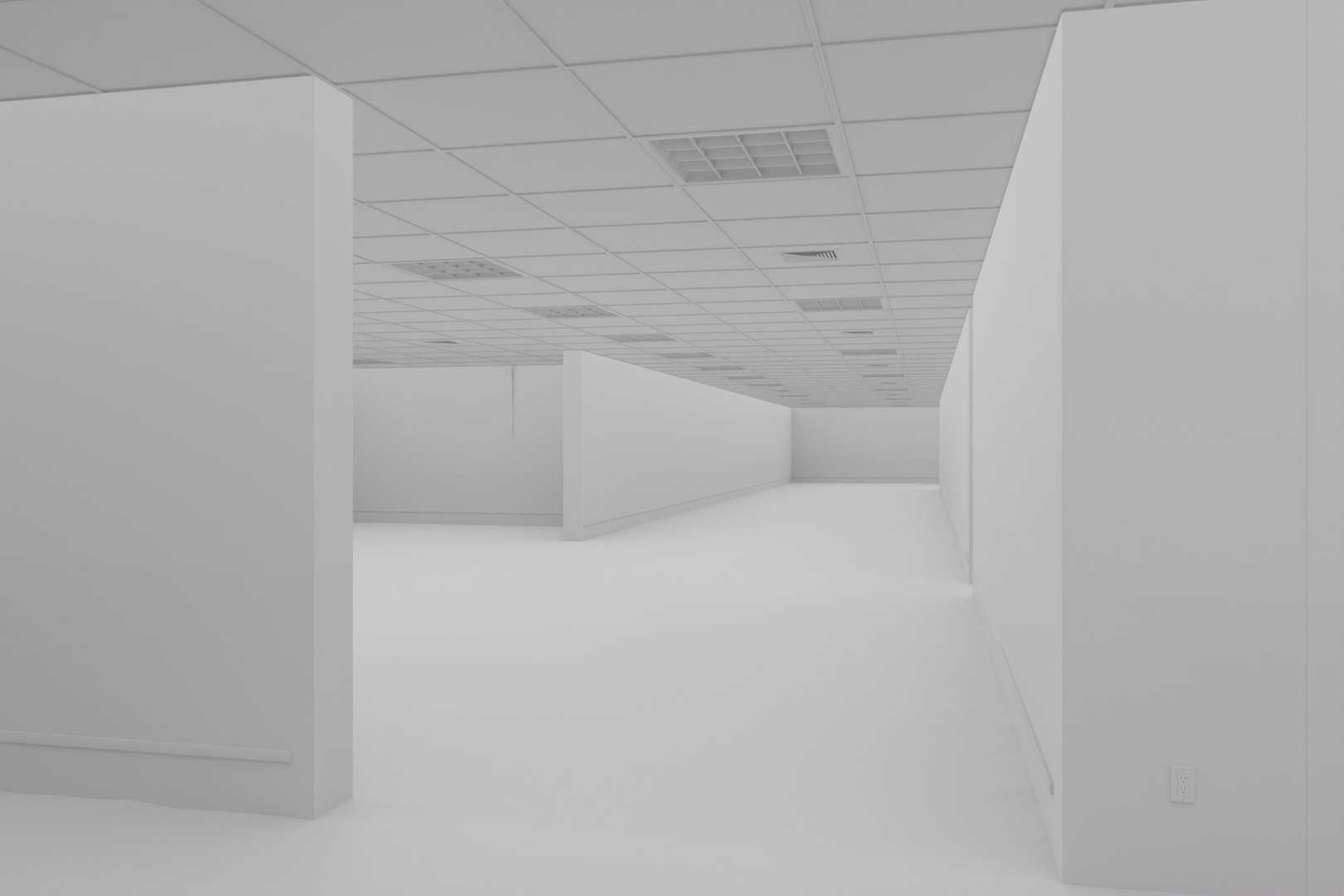The Backrooms 3D Model - TurboSquid 1954953
