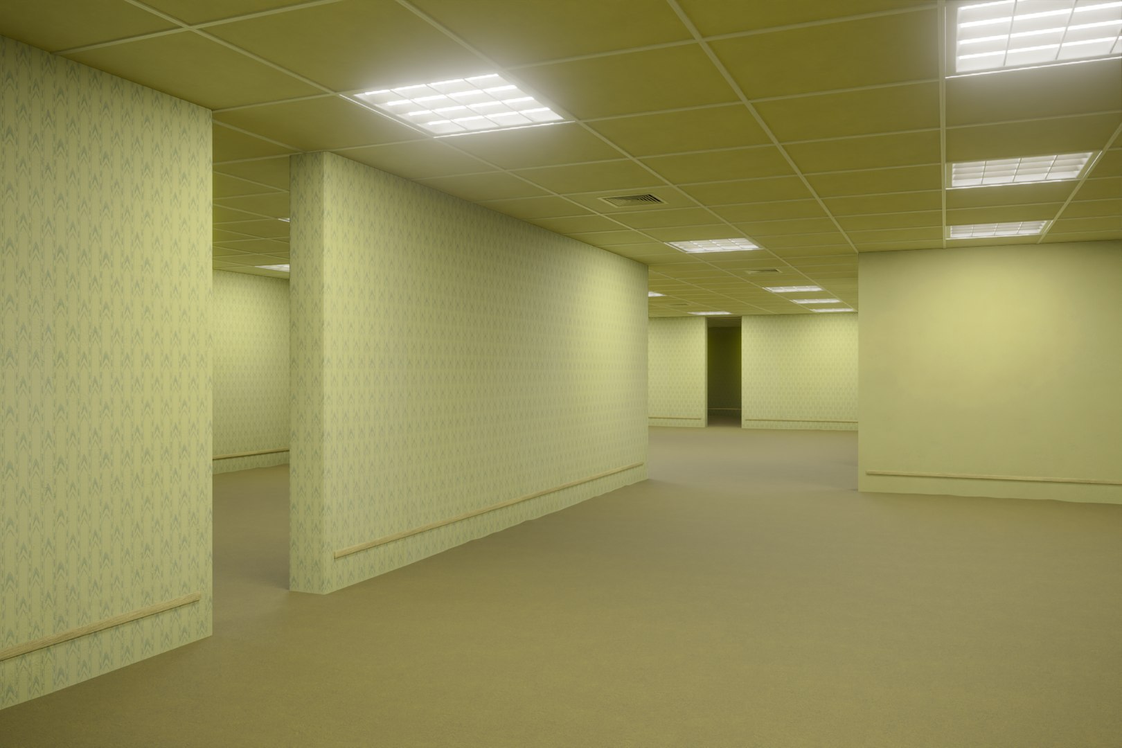 The Backrooms 3D Model - TurboSquid 1954953