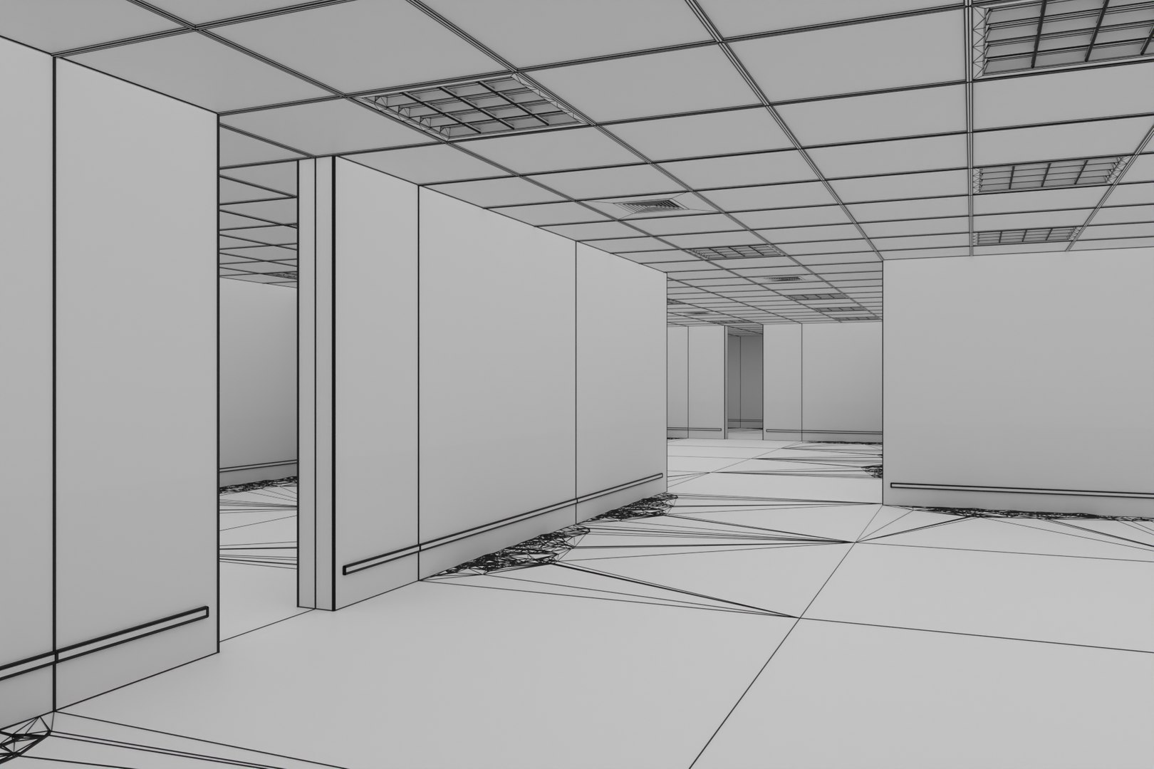 The Backrooms 3D Model - TurboSquid 1954953