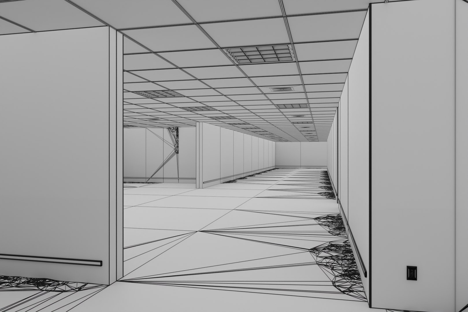 The Backrooms 3D Model - TurboSquid 1954953