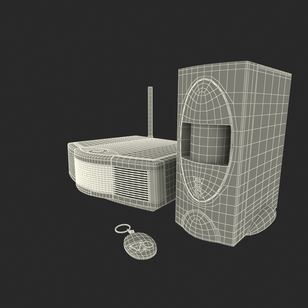 home security lasershield set 3d model