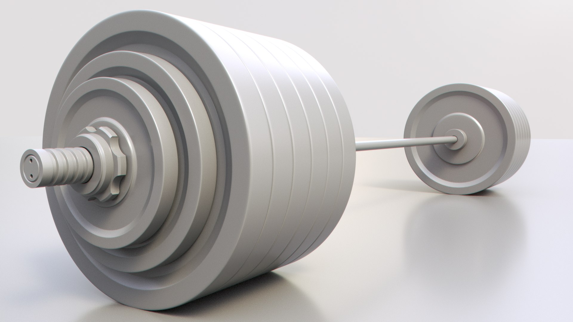 Barbell Weights 3D Model - TurboSquid 1521427