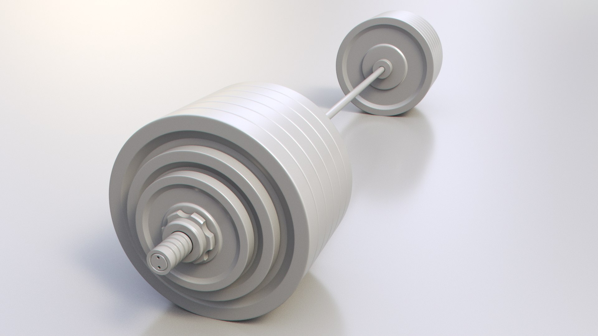 Barbell Weights 3D Model - TurboSquid 1521427