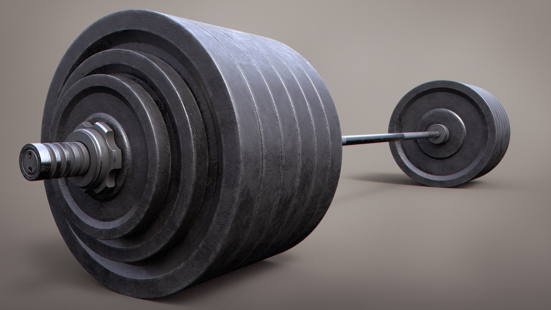 Barbell Weights 3D Model - TurboSquid 1521427