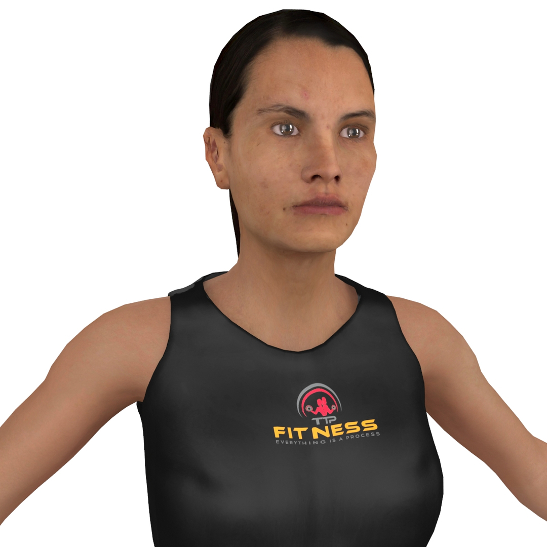 3D модель Фитнес Модель F3 - TurboSquid 1303498