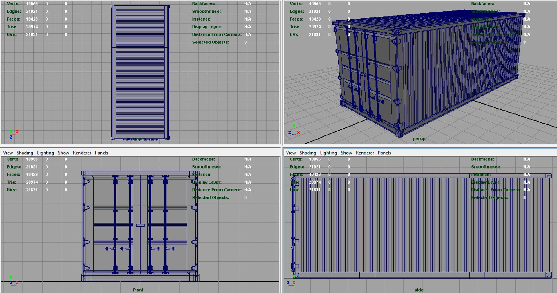 China post container 3D - TurboSquid 1352961