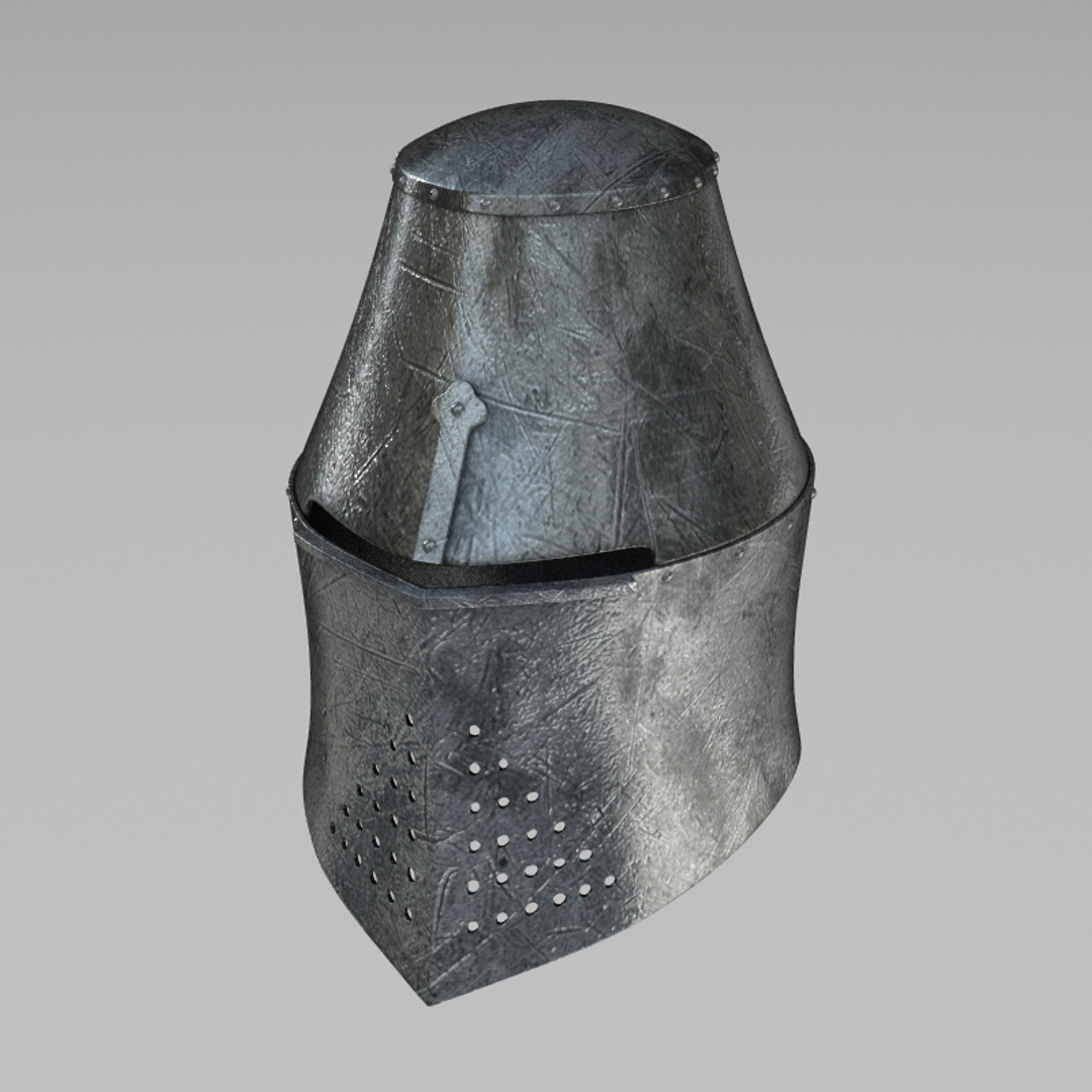 obj medieval helmets helm