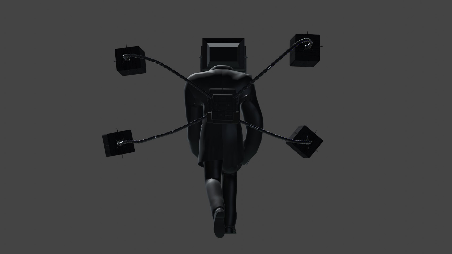 3D Large Tvman Model - TurboSquid 2270578