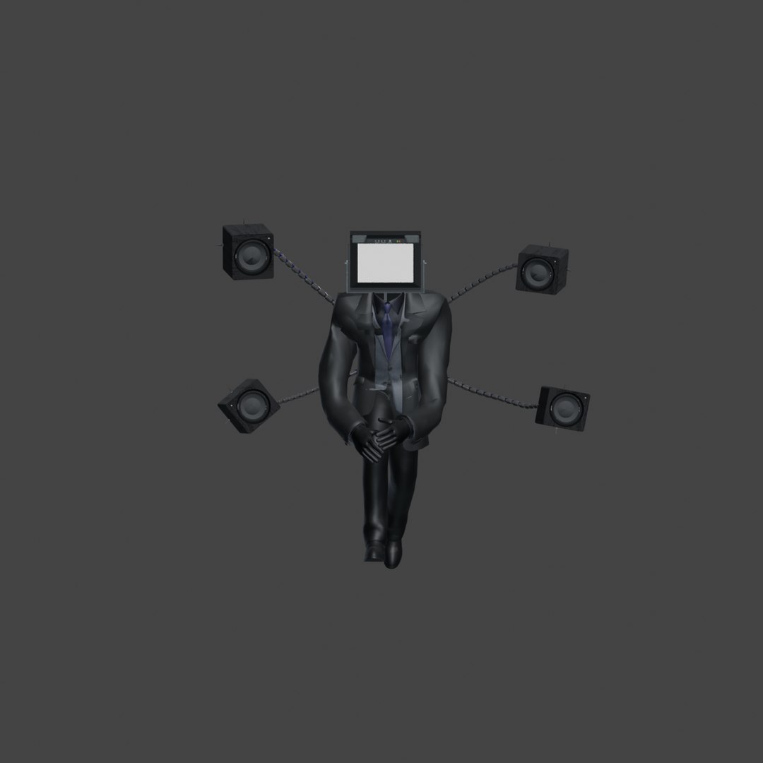 3D Large Tvman Model - TurboSquid 2270578