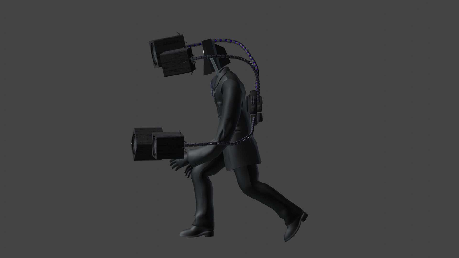 3D Large Tvman Model - TurboSquid 2270578