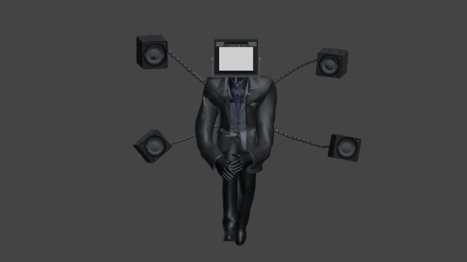 3D Large Tvman Model - TurboSquid 2270578