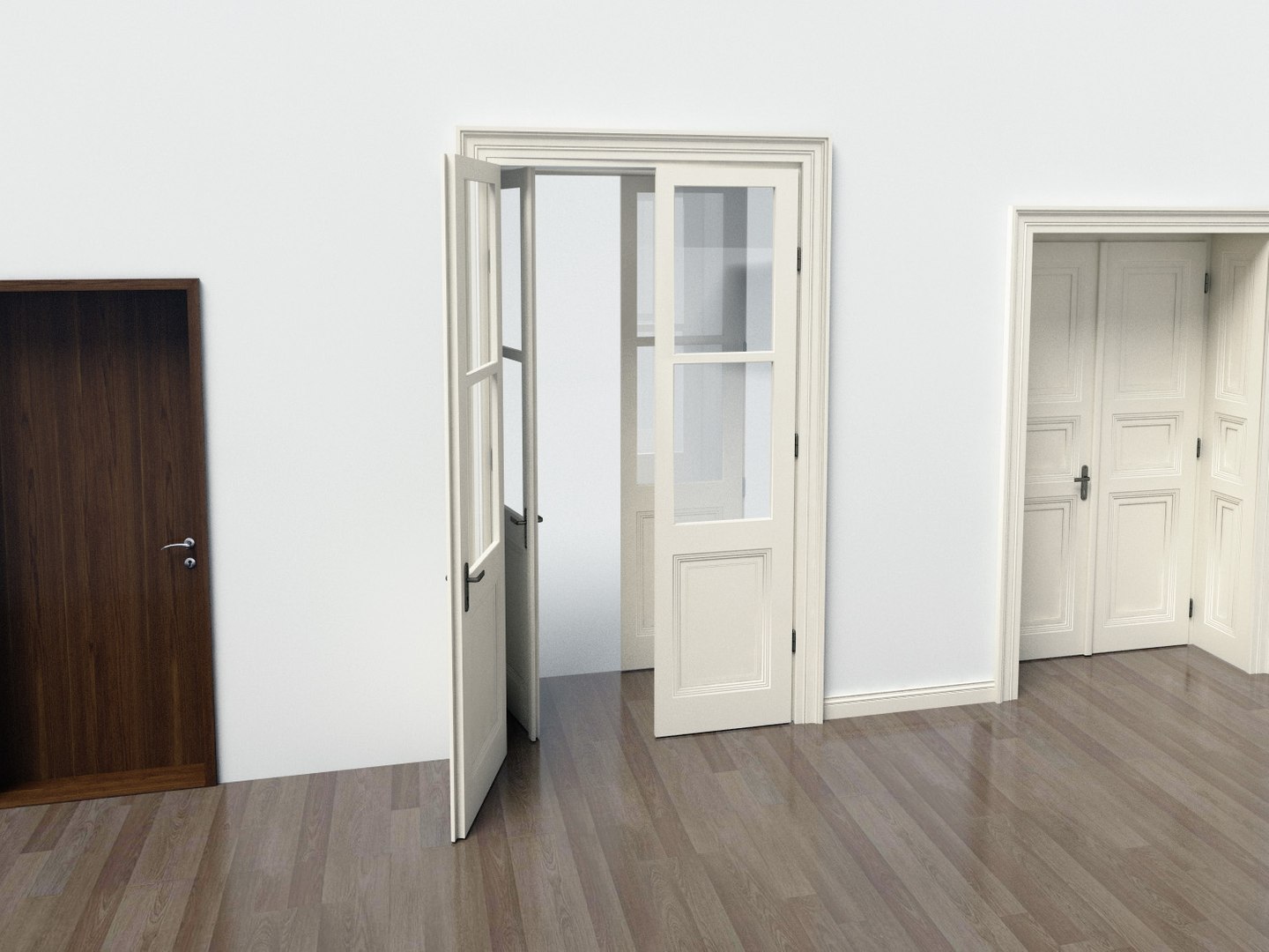 windows doors 3d model
