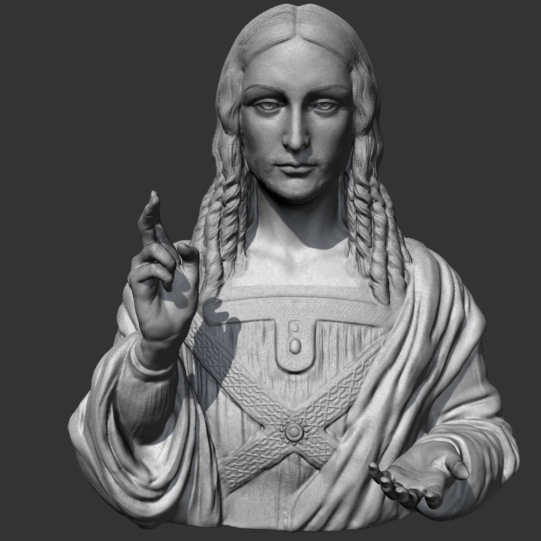 3D Salvator Mundi Print Model - TurboSquid 2065518