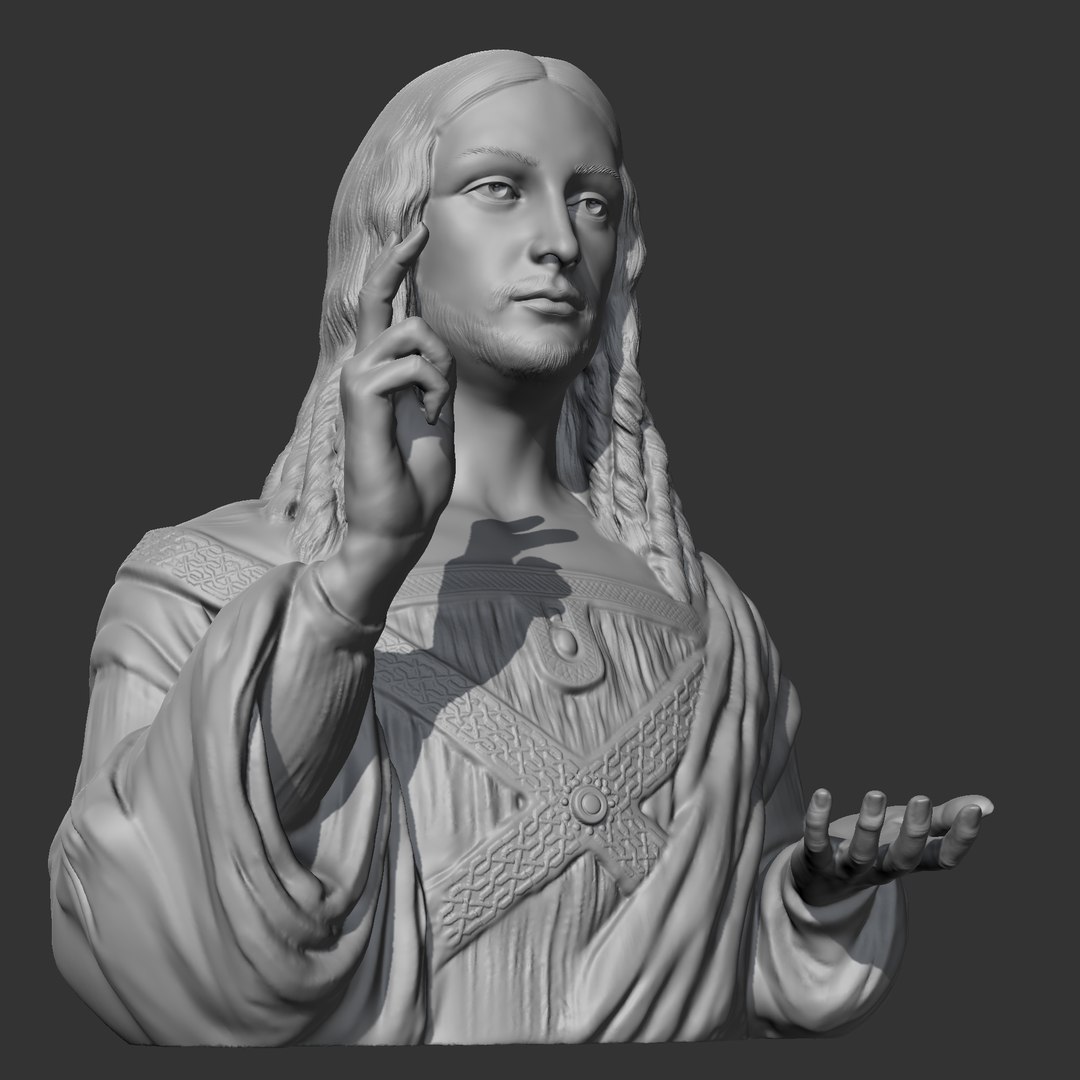 3D Salvator Mundi Print Model - TurboSquid 2065518