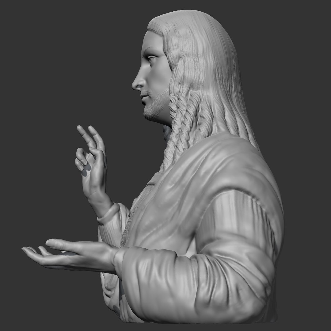 3D Salvator Mundi Print Model - TurboSquid 2065518