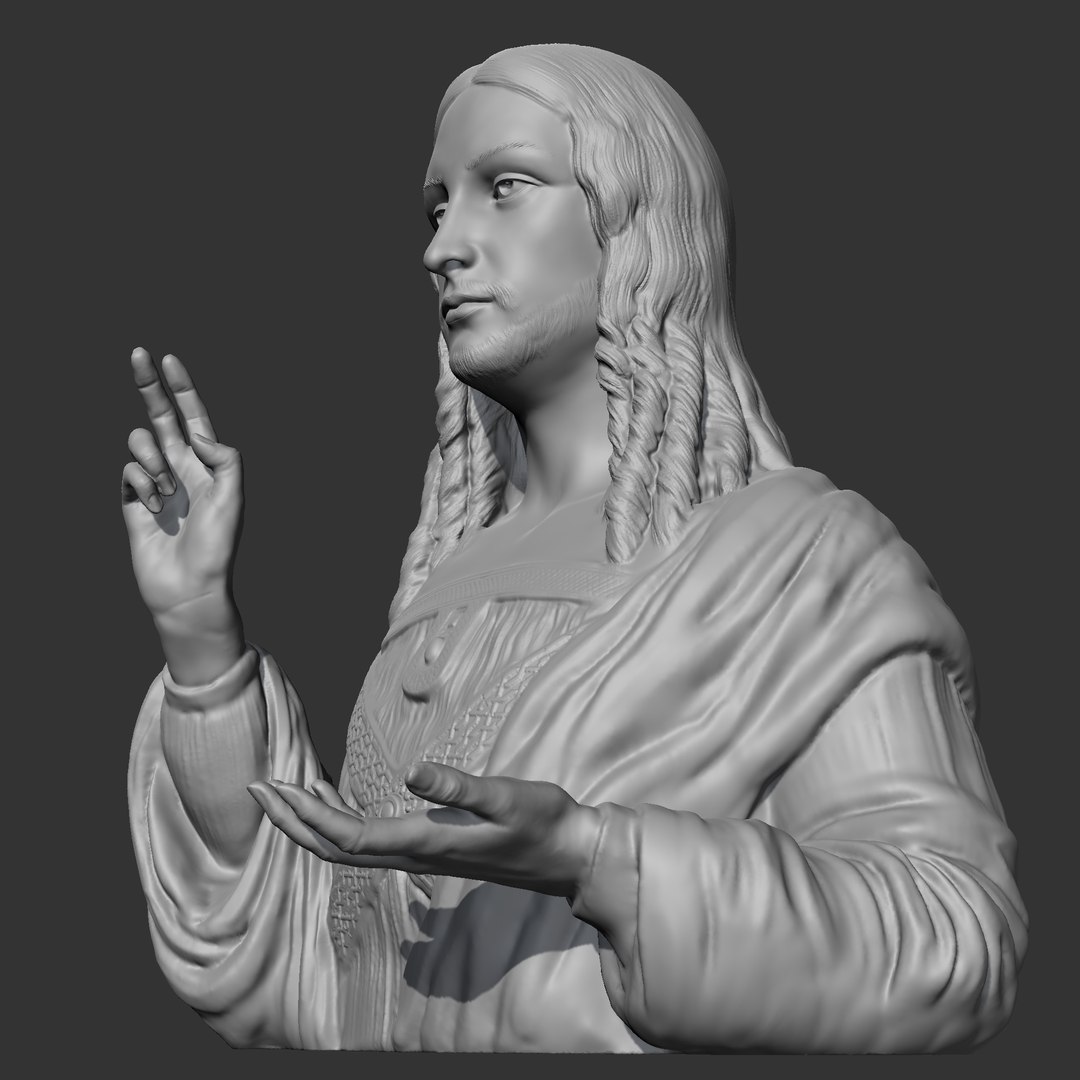 3D Salvator Mundi Print Model - TurboSquid 2065518