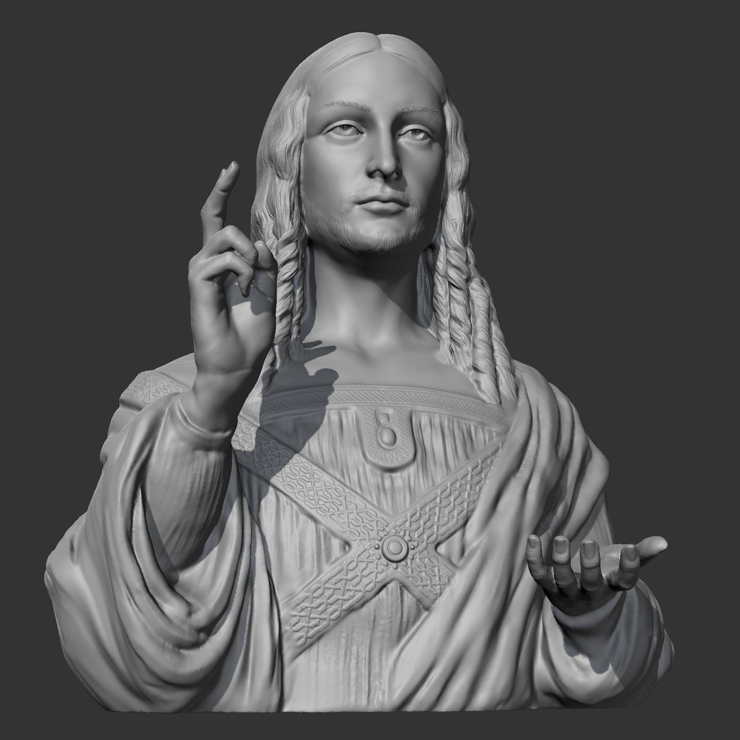 3D Salvator Mundi Print Model - TurboSquid 2065518