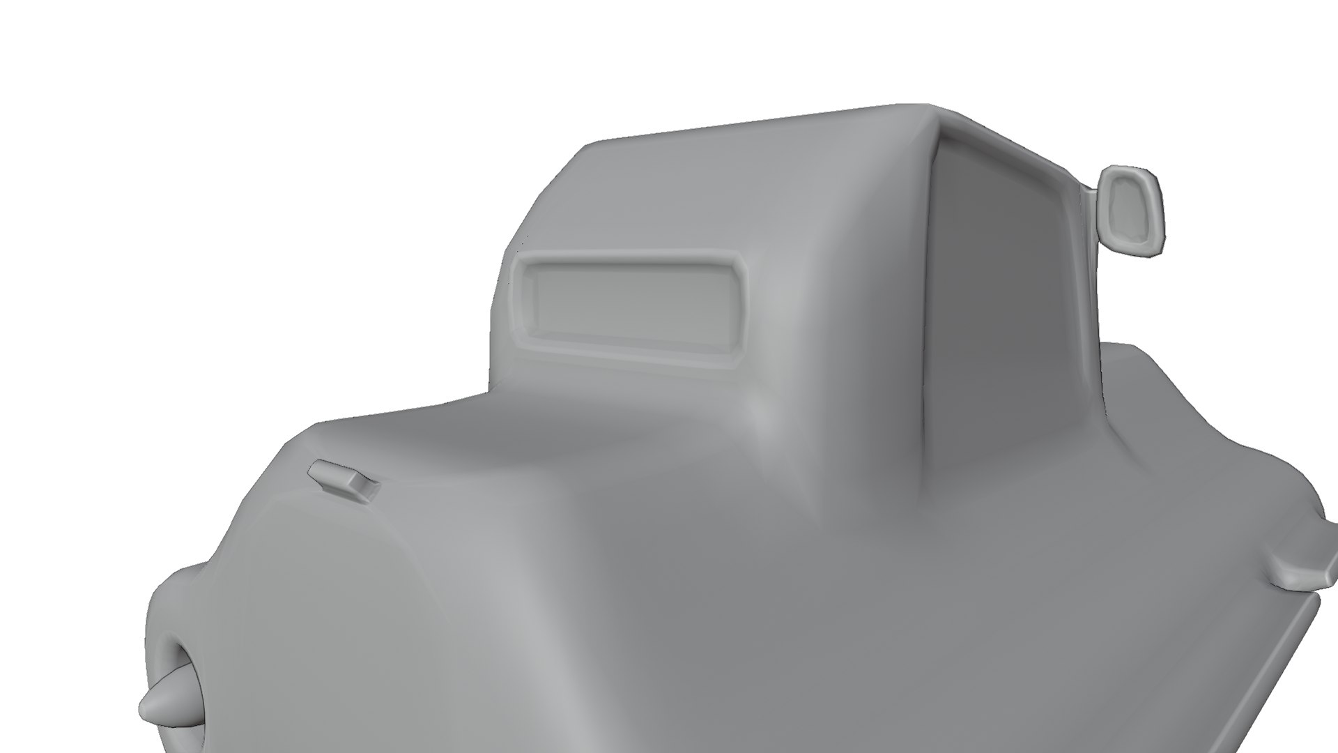 3D Simple Futuristic Cab 2090 Toy Car Model - TurboSquid 1931586