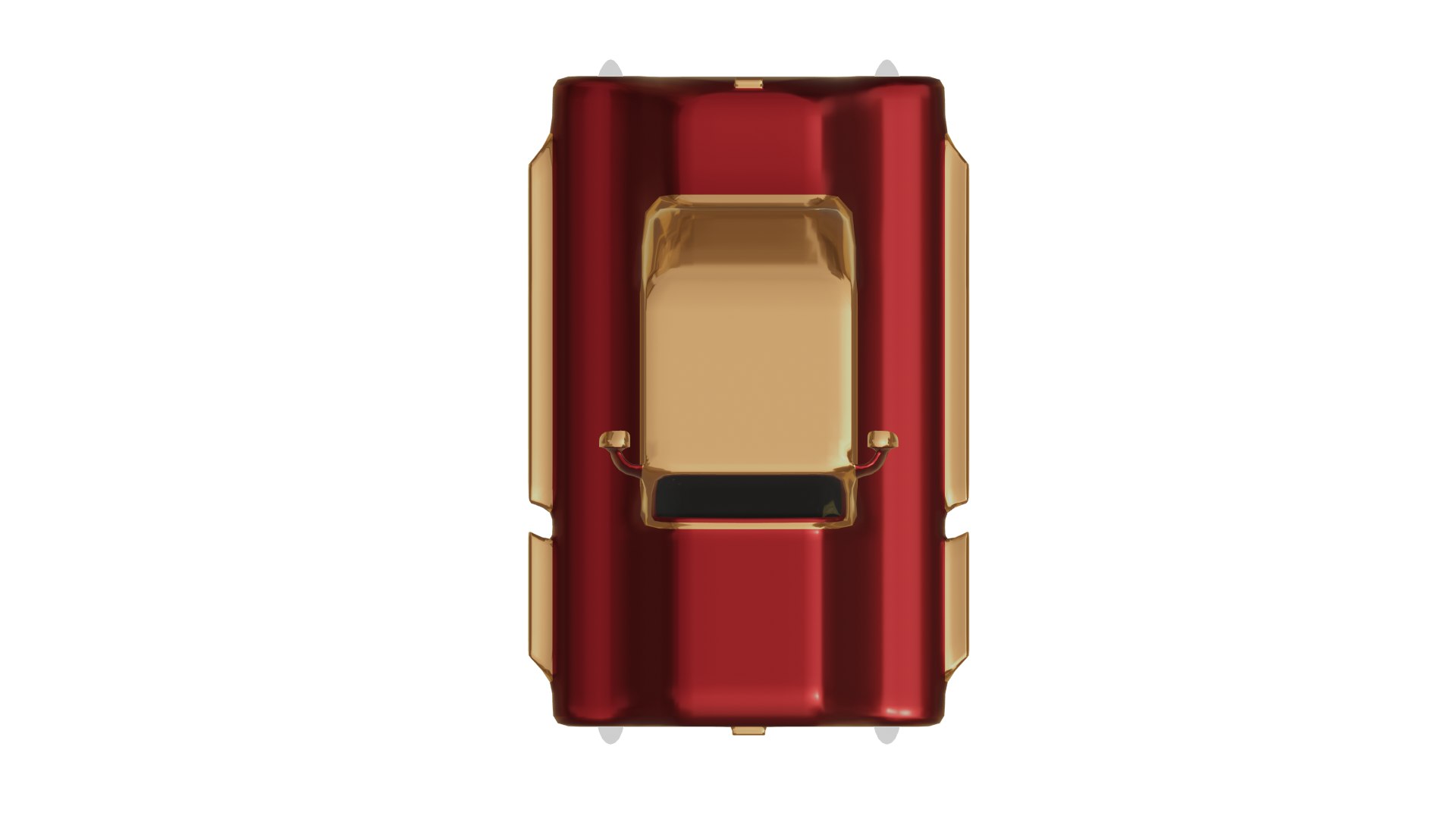 3D Simple Futuristic Cab 2090 Toy Car Model - TurboSquid 1931586