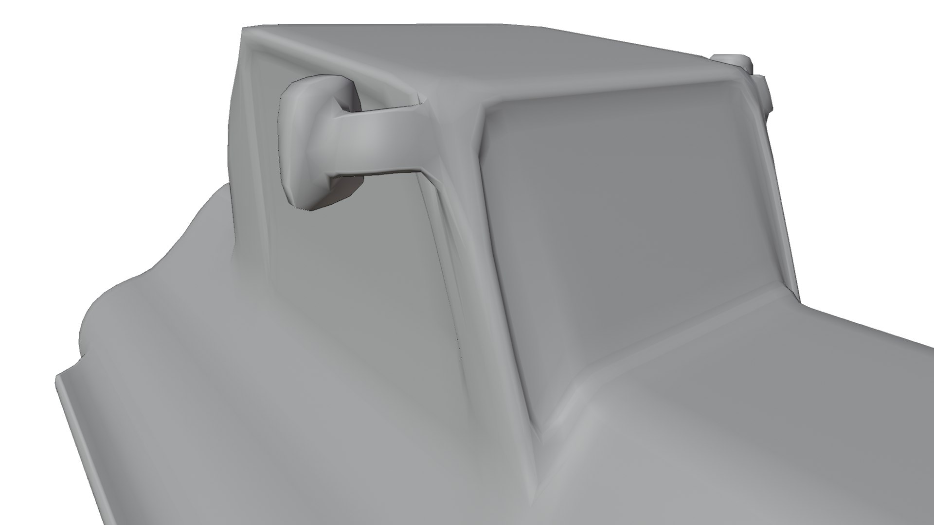 3D Simple Futuristic Cab 2090 Toy Car Model - TurboSquid 1931586