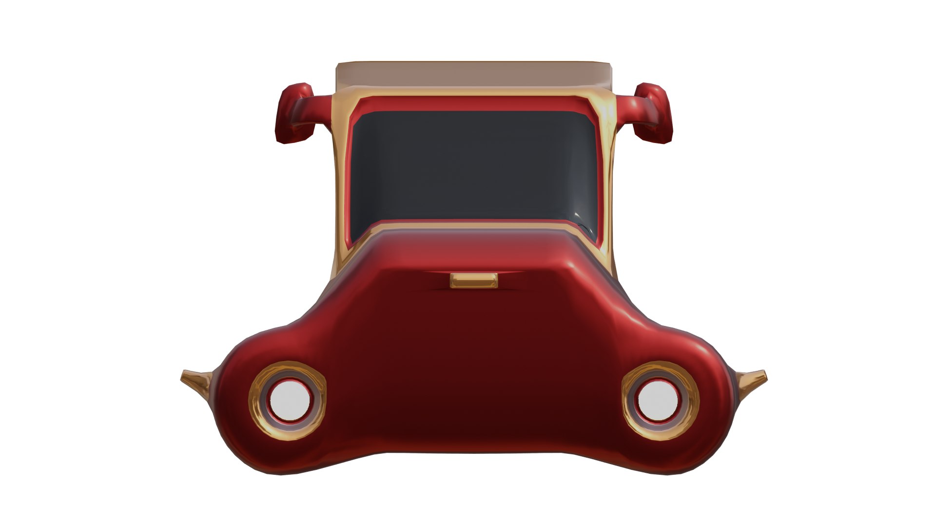 3D Simple Futuristic Cab 2090 Toy Car Model - TurboSquid 1931586