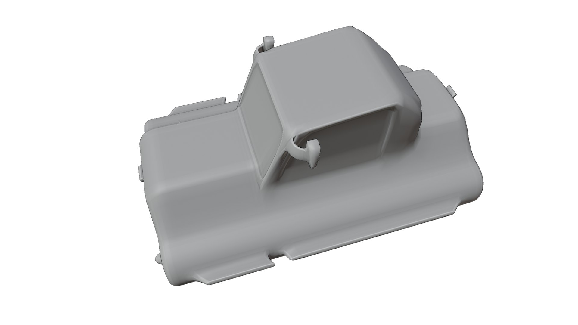 3D Simple Futuristic Cab 2090 Toy Car Model - TurboSquid 1931586