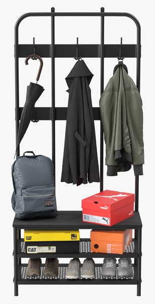 3D ikea pinnig coat rack - TurboSquid 1277448