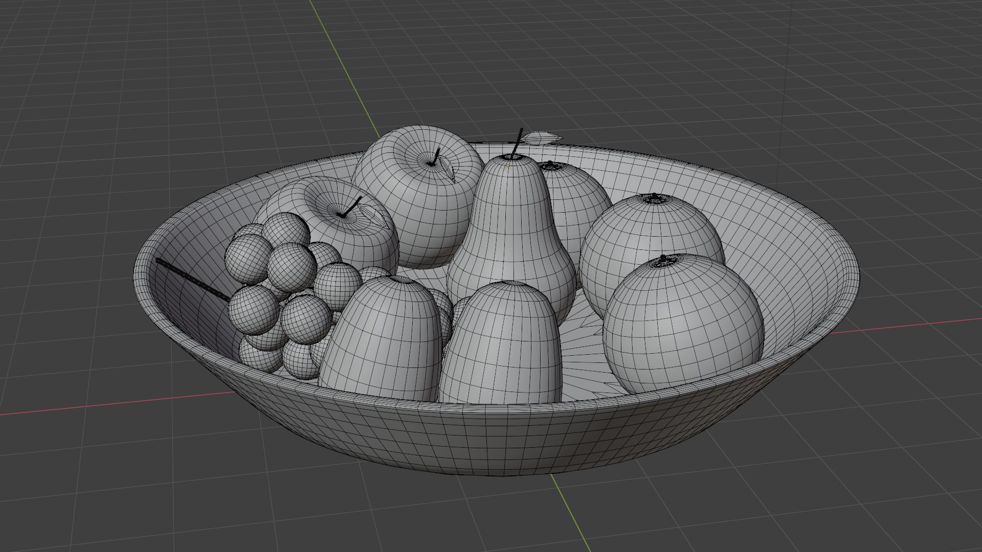 3D model Centerpiece with fruit - TurboSquid 2028726