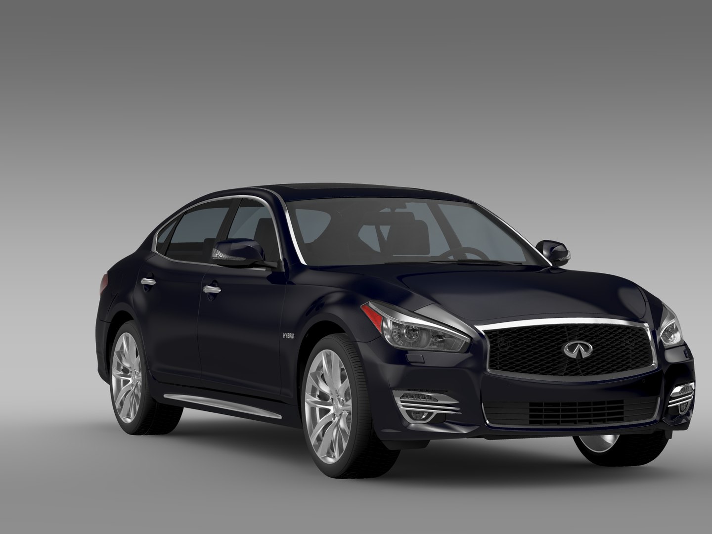3d Model Infiniti Q70 Hybrid L