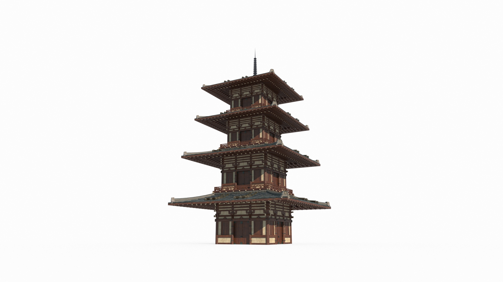 3D Ancient Asian Architectural Towers - TurboSquid 2112820