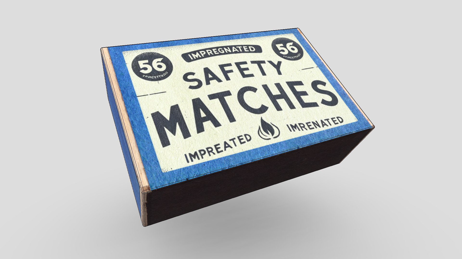 Free CC0 - Match Box 3D Model - TurboSquid 2194179
