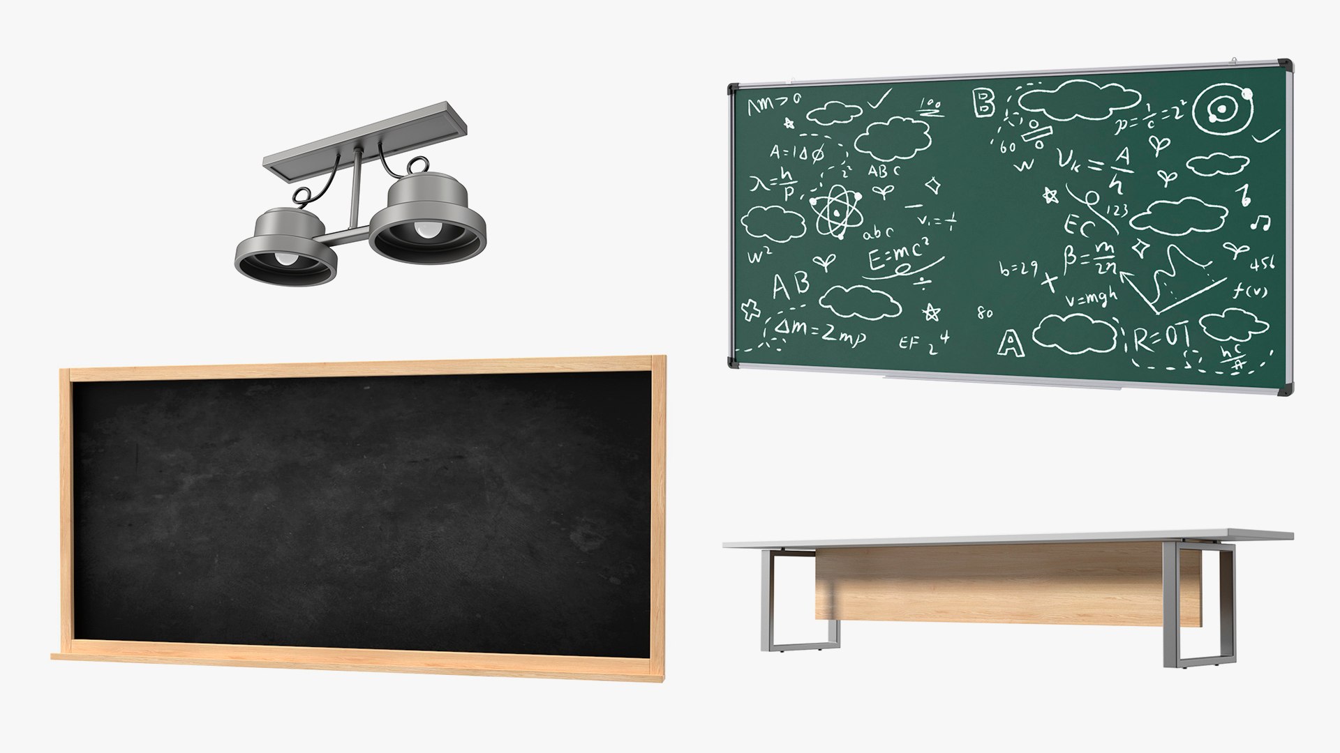 3D Classroom Furnishings Collection 2 - TurboSquid 2126723