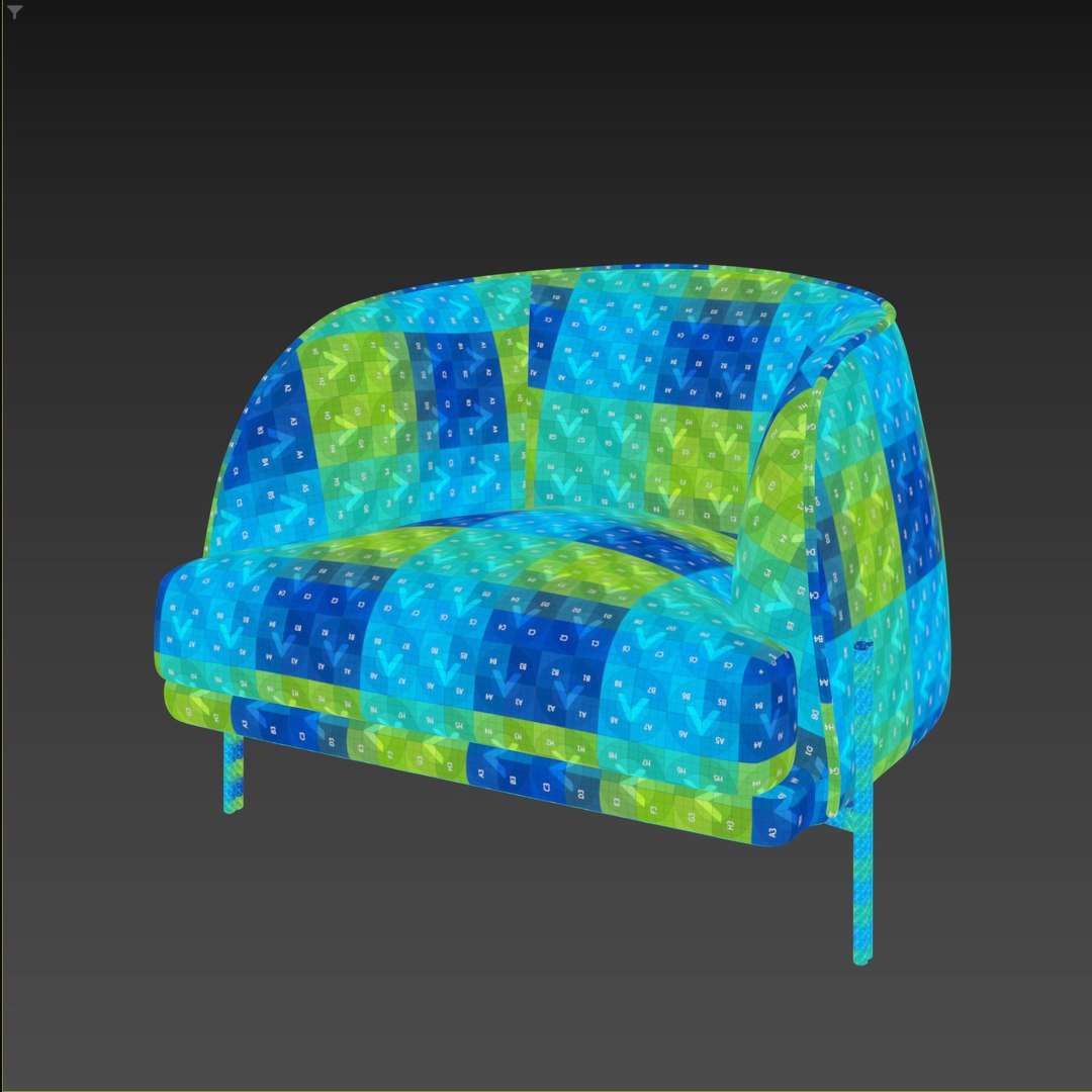 3D Model Liu Jo - Caillou Armchair - TurboSquid 2076544