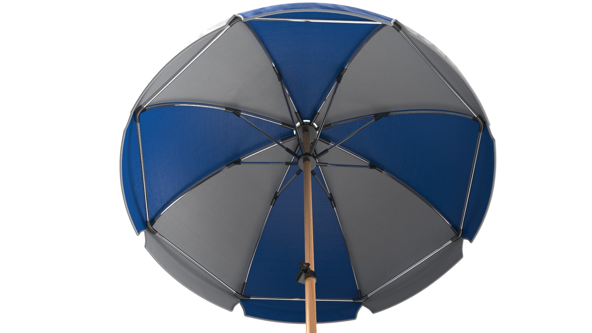 3D Two Detailed Patio Umbrellas Model - TurboSquid 2126721