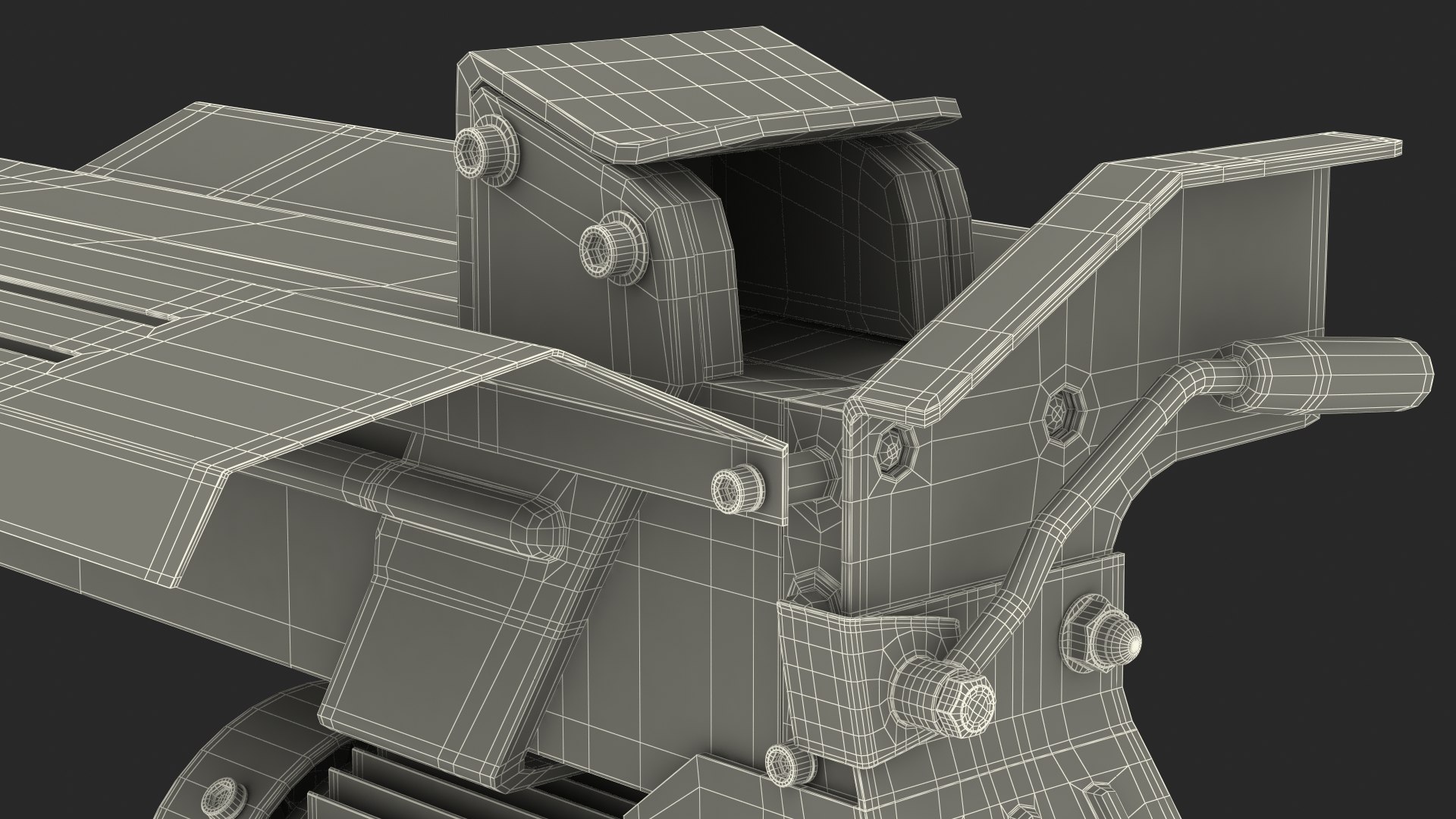 3D electric log splitter stand - TurboSquid 1651794