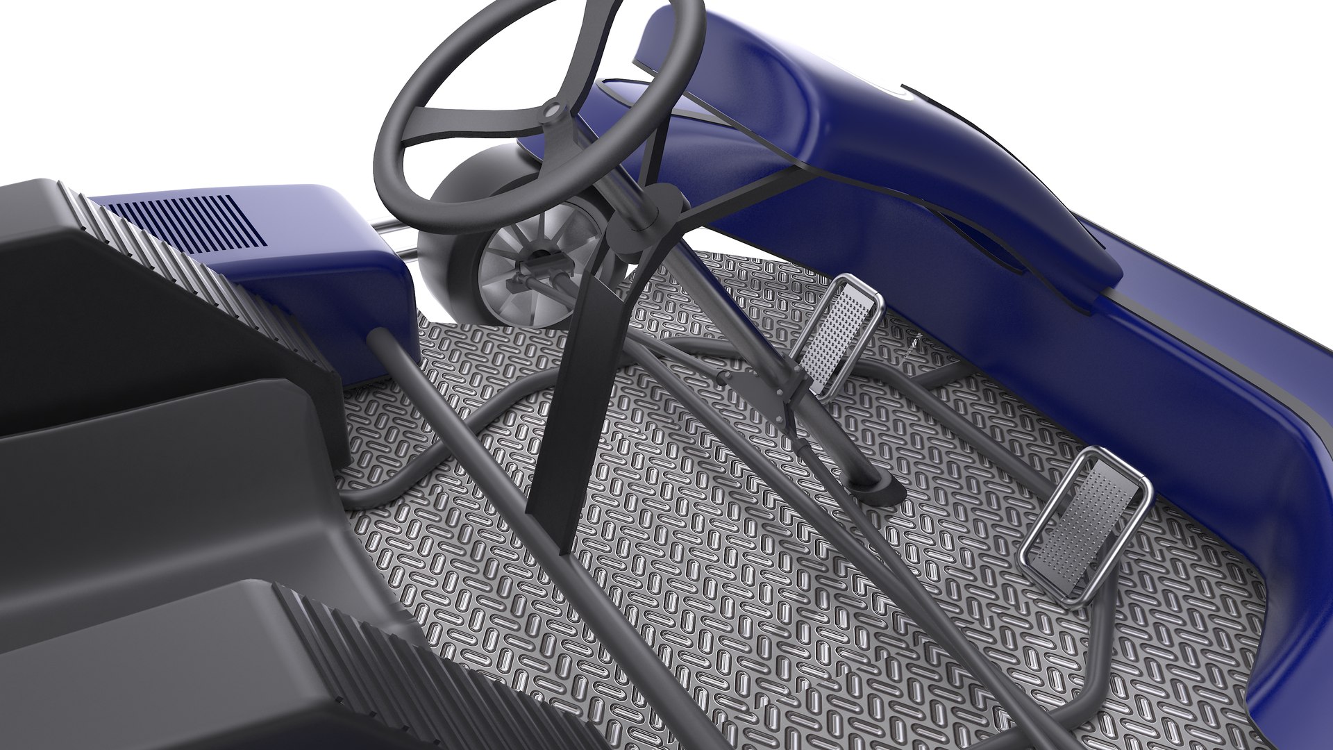 3D Go Kart - Blue Model - TurboSquid 1910879