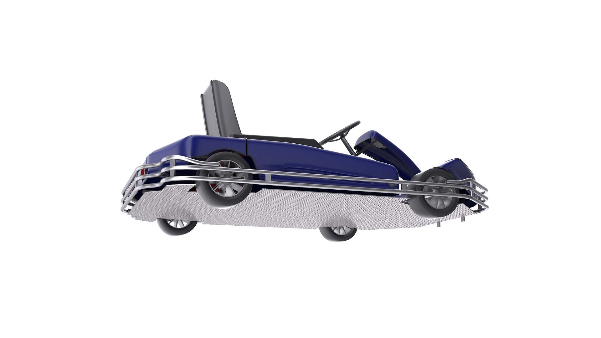 3D Go Kart - Blue Model - TurboSquid 1910879