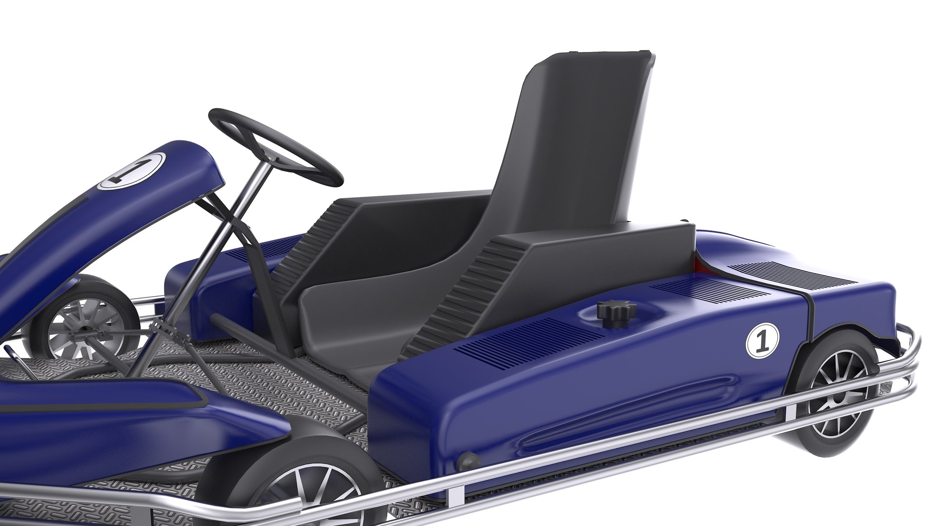 3D Go Kart - Blue Model - TurboSquid 1910879