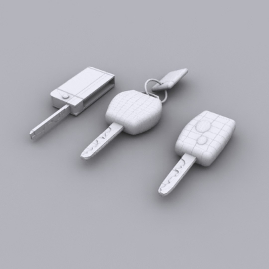 Car Keys 3d Model