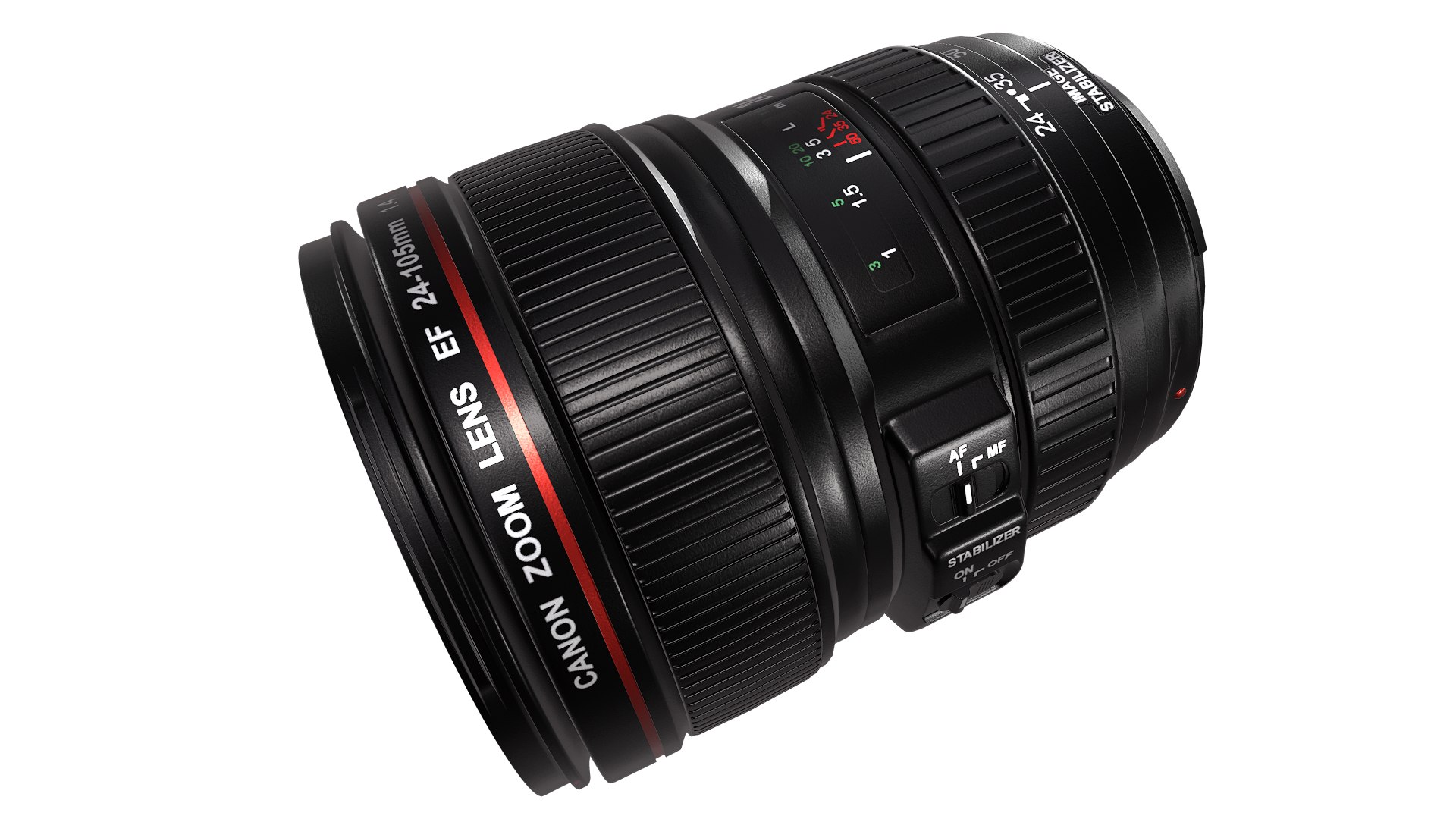Canon ef 24-105mm camera lens 3D - TurboSquid 1585865
