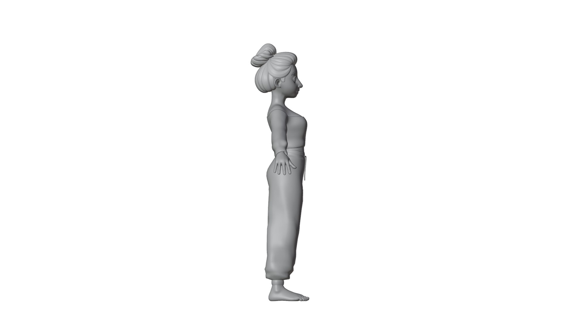 3D Chloe Girl Cartoon Character - TurboSquid 2068855