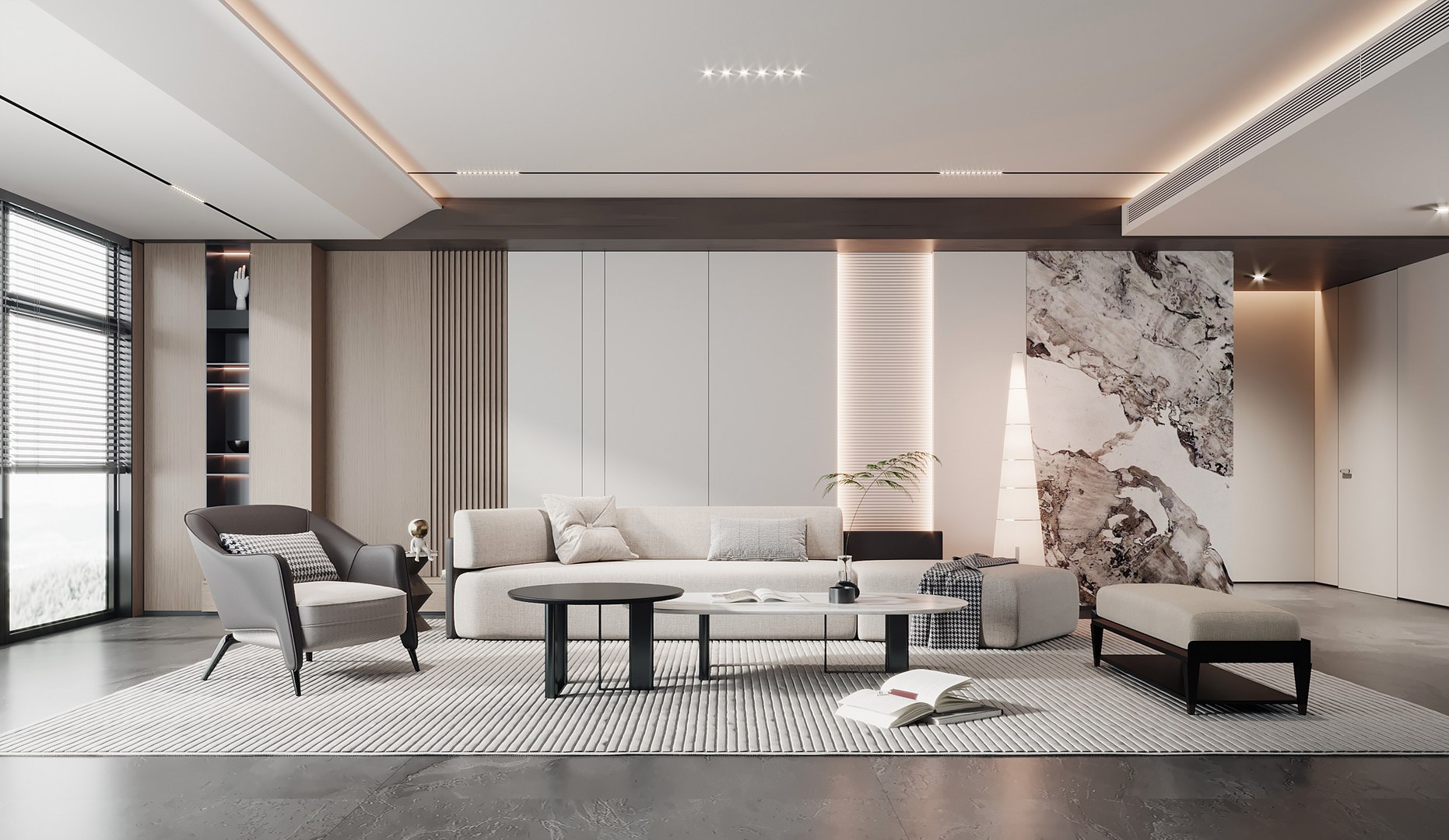 Modern living room model - TurboSquid 2097603